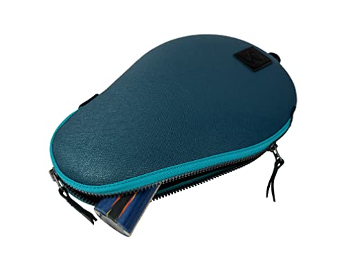 OneJoy Table Tennis Racket Bag, Ping Pong Bat Bag, Table Tennis Paddle Bag, Single Racket Bag with Zipper AJ61-383, 28cm x 17cm