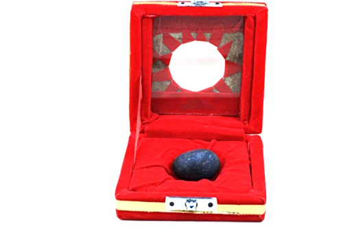 WW Will and Weaves Shaligram Shila Natural Stone Laxmi Narayan Abhimantrit Shree Shaligram with Box