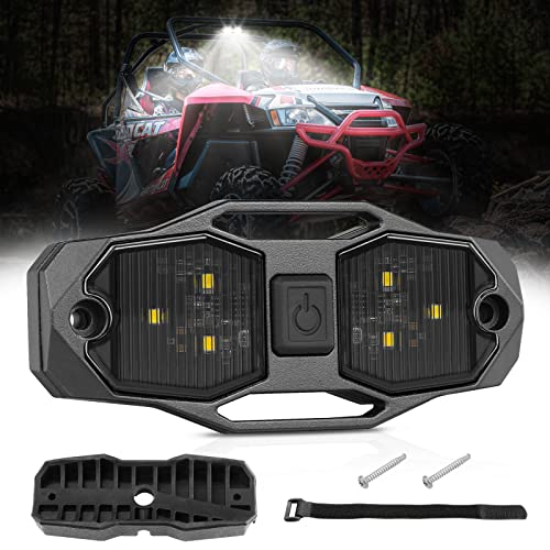 ACEC SHOP UTV Dome Light 12V Universal Roll Bar Mount LED Dome Light UTV Interior Light Utility Roll Cage Dome Light Map Light Courtesy Light for UTV Polaris RZR Ranger SxS Jeep Truck