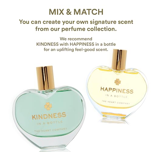 THE HEART COMPANY | Kindness in a bottle | Fresh Perfume for women | Vegan Women's Eau de Parfum | Clean & Unisex Fragrance 75ml - 2.5 fl oz.