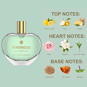 THE HEART COMPANY | Kindness in a bottle | Fresh Perfume for women | Vegan Women's Eau de Parfum | Clean & Unisex Fragrance 75ml - 2.5 fl oz.