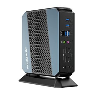 coofun elitemini hx90 mini pc amd ryzen 9 5900hx mini computers,8 cores/16 threads 32 gb ram 512 gb pcie ssd, support 2x 2.5 inch hdd, 2x hdmi&2x displayport, 2.5g rj45, 6 x usb port, 2x mic,