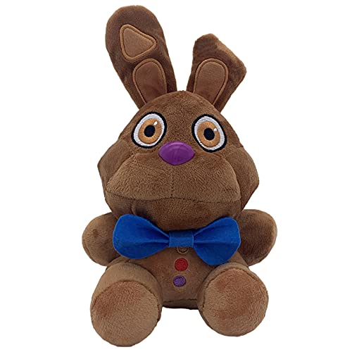 Milenzom Chocolate Bonnie Plush 9 Inch,5 Nights at Freddy's Plushies Toys, Gifts for Fans