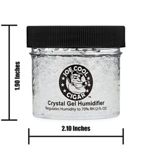 Joe Cool Cigar Crystal Gel Humidifier for Cigar Humidors (2 oz Jar)