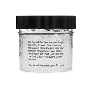 Joe Cool Cigar Crystal Gel Humidifier for Cigar Humidors (2 oz Jar)