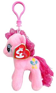 pinkie pie ty beanie plush clip keychain