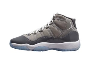 jordan big kid's 11 retro cool grey medium grey/multi-color-multi (378038 005) - 4