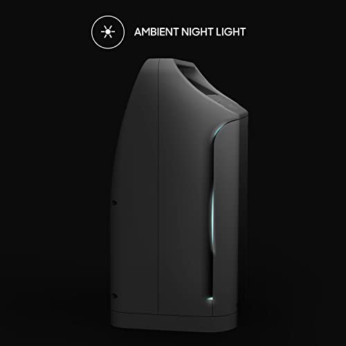 Sharper Image PURIFY 3 Air Cleaner with True HEPA Filtration, Night Light, for Home, Office, Bedroom