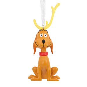 hallmark dr. seuss how the grinch stole christmas! max christmas ornament, resin