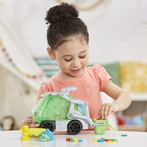 Play-Doh Wheels Dumpin' Fun 2-in-1 Garbage Truck Toy, with Stinky Scented Garbage Compound and 3 Additional Cans, Preschool Toys for 3 Year Old Boys and Girls and Up, Non-Toxic (Amazon Exclusive)