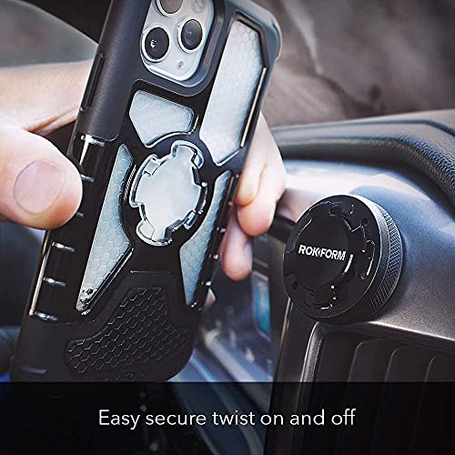 Rokform - iPhone 13 Mini Rugged Case + Aluminum RokLock Phone Mount