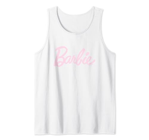 Barbie - Light Pink Barbie Logo Tank Top