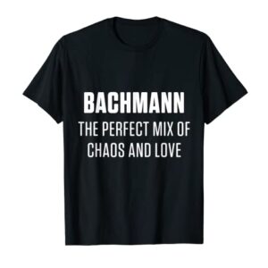 Family Surname Bachmann Funny Reunion Last Name Tag T-Shirt