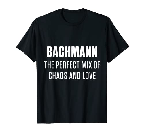 Family Surname Bachmann Funny Reunion Last Name Tag T-Shirt