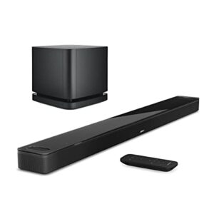 bose smart soundbar 900 with bass module 500 for soundbar, black