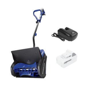 snow joe 24v-ss13-xr 24-volt ionmax 13-inch 5-ah cordless snow shovel, kit (w/ 5.0-ah battery + quick charger)