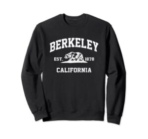 berkeley california ca vintage state athletic style sweatshirt