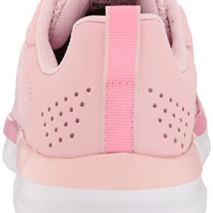 Under Armour girls Girls' Grade School Assert 9 Sneaker, (601) Prime Pink/Flamingo/Metallic Silver, 4.5 Big Kid US