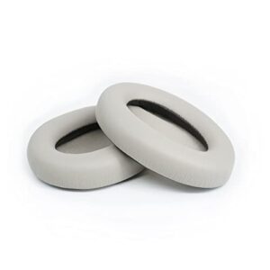 Replacement Ear-Pads Cushions for Sony WH-1000XM3 Headphones, with Soft-Touch Leather, Noise Isolation Memory Foam (Silver)