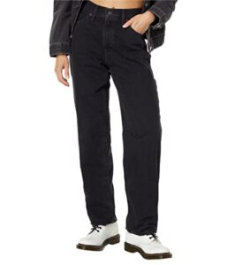 levi's women's 94 baggy, (new) black stonewash, 31