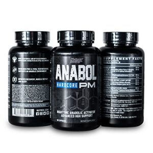 Anabol PM Nighttime Muscle Builder & Sleep Aid | Anabolic Muscle Building Supplement | Clinically Researched RIPFACTOR, Epicatechin & More | Post Workout Muscle Recovery & Strength – 60 Pills