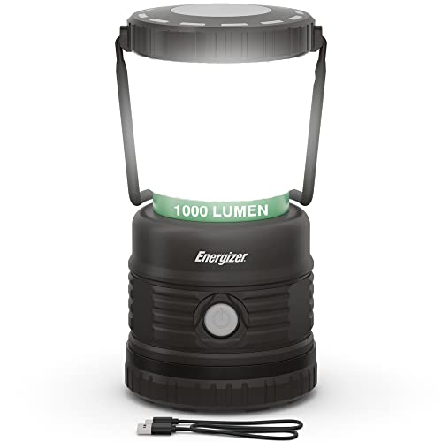 ENERGIZER LED Camping Lantern X1000, Bright and Rugged Tent Light, Water Resistant Lantern for Camping, Hiking, Fishing, Emergency (USB Cable Included)