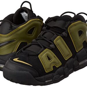 Nike mens Air More Uptempo 96 Basketball Trainers Cj6129 Shoes, Black/Rough Green-pilgrim-blac, 11