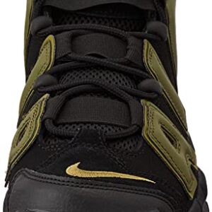 Nike mens Air More Uptempo 96 Basketball Trainers Cj6129 Shoes, Black/Rough Green-pilgrim-blac, 11