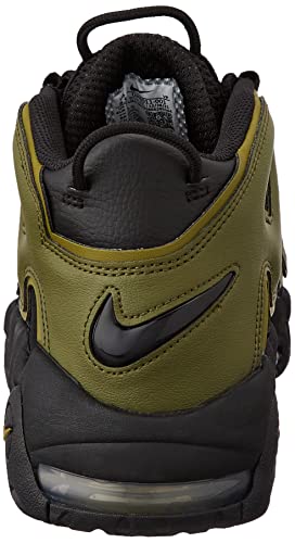 Nike mens Air More Uptempo 96 Basketball Trainers Cj6129 Shoes, Black/Rough Green-pilgrim-blac, 11