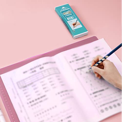 Tnfeeon A4 Writing Pad,Multifunctional Plastic Exam Writing Soft Pad Translucent Drawing Board with Scale for Students()