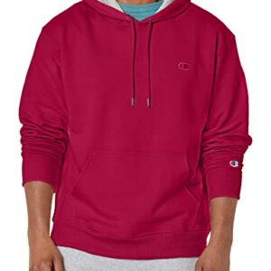 Champion Men's Powerblend Fleece Hoodie, C Logo (Retired Colors)