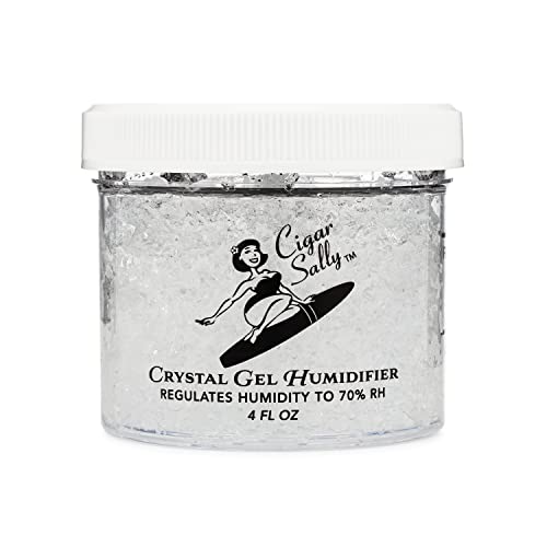 Cigar Sally Crystal Gel Humidifier for Cigar Humidors (4 oz Jar)