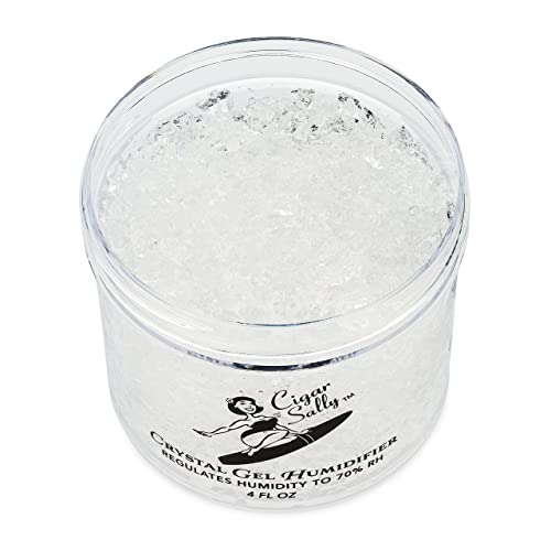 Cigar Sally Crystal Gel Humidifier for Cigar Humidors (4 oz Jar)