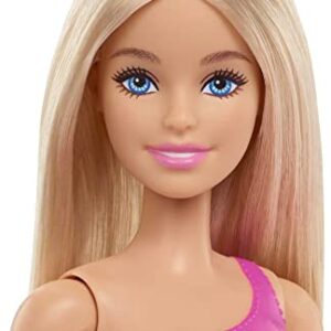 Barbie Beach Doll in Pink Swimsuit