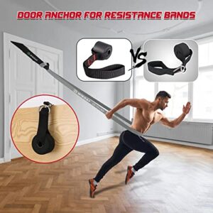 WIKDAY Resistance Bands, Pull Up Bands, Workout Bands for Exercise, Thick Heavy Resistance Band Set with Door Anchor, Elastic Bands for Body Stretching, Crossfit Training at Home/Gym for Men & Women