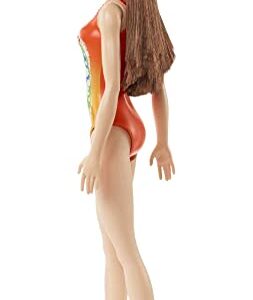 Barbie Beach Doll in Orange Swimsuit