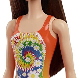 Barbie Beach Doll in Orange Swimsuit