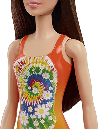 Barbie Beach Doll in Orange Swimsuit