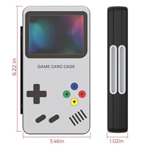 HEIYING Game Card Case for Nintendo Switch&Switch OLED,Customized Pattern Switch Lite Game Card Case with 48 Game Card Slots and 24 Micro SD Card Slots.