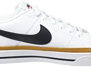 Nike Women's Low-Top Sneakers, White Black Desert Ochre, 6.5