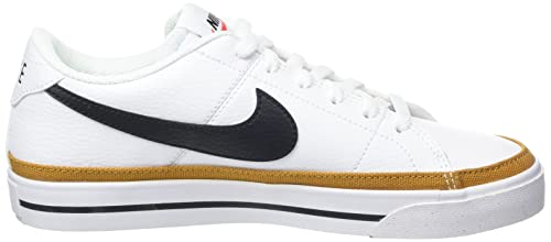 Nike Women's Low-Top Sneakers, White Black Desert Ochre, 6.5