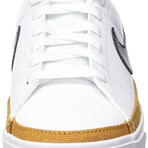 Nike Women's Low-Top Sneakers, White Black Desert Ochre, 6.5