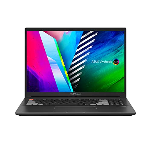 ASUS VivoBook Pro 16X OLED Slim Laptop, 16" WQUXGA 16:10 Display, AMD Ryzen 7 5800H CPU, NVIDIA GeForce RTX 3050 Ti, 16GB RAM, 1TB SSD, Windows 11 Home, 0°Black, M7600QE-DB74