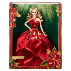 Barbie Signature 2022 Holiday Doll (Blonde Hair), 6 Years and Up., HBY03