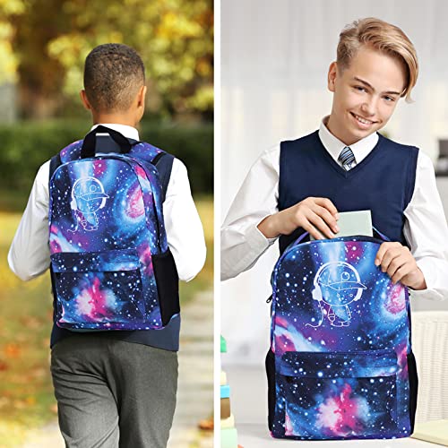 SAMIT Anime Luminous Backpack with Pencil Case for Teen Boys and Girls,College School Daypack Lightweight Laptop Bag