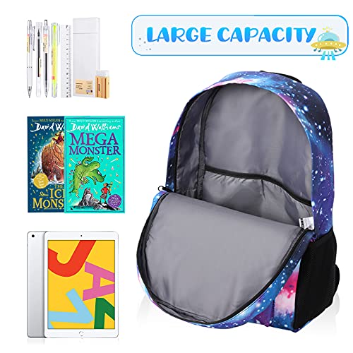 SAMIT Anime Luminous Backpack with Pencil Case for Teen Boys and Girls,College School Daypack Lightweight Laptop Bag