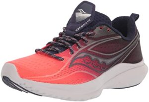 saucony women's kinvara 13 running shoe, night lite, 10