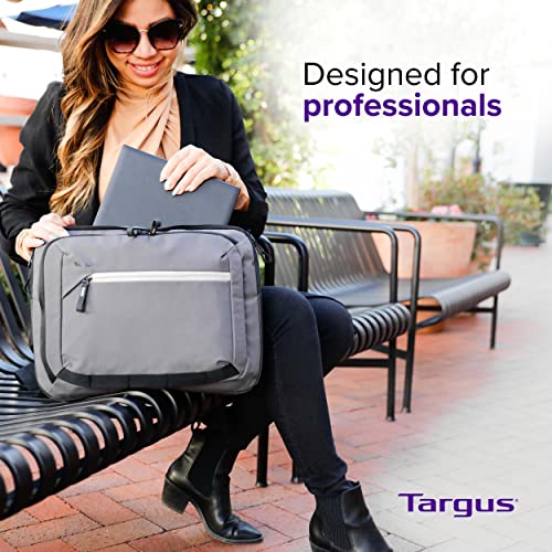 Targus City Fusion Convertible Sling Messenger Bag for 13-14-Inch Laptops, MacBook Air Microsoft Dell Chromebook Lenovo and HP Laptop Case/Laptop Bag for Men/Women, Grey (TBM571GL)