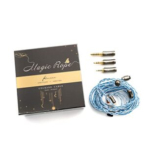 HiFiGo Kinera Ace Modular Upgrade Cable, OFC+OFC with Silver Plated 8 Core IEM Cable (0.78 2PIN)