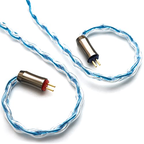 HiFiGo Kinera Ace Modular Upgrade Cable, OFC+OFC with Silver Plated 8 Core IEM Cable (0.78 2PIN)